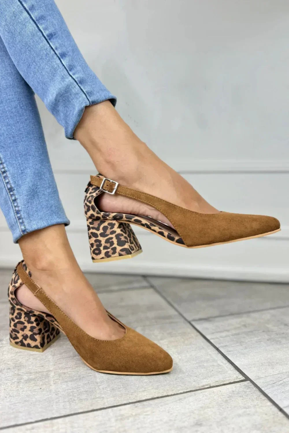 LEOPARD PRINT HEEL SLINGBACKS – Hazel & Victoria Gold Coast